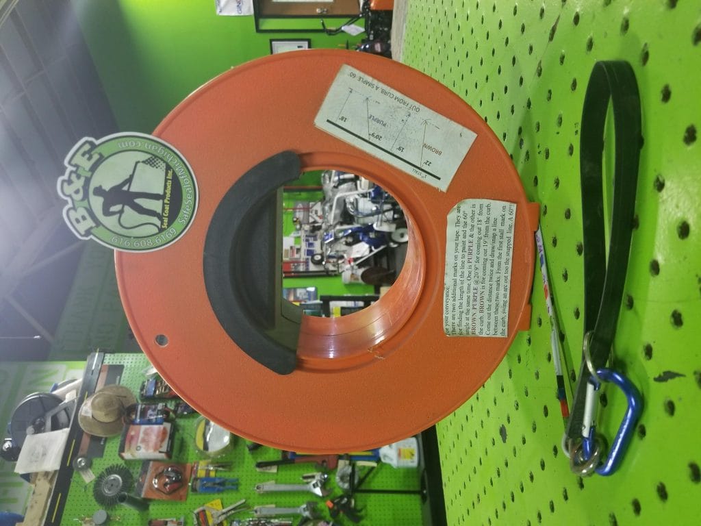 300 ft Pre-Marked Layout Tape - Inches | B & E SEAL COAT PRODUCTS, INC